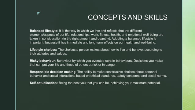 Term 3 Week 1 Healthy and balanced lifestyle choices.pptx | Wellness ...