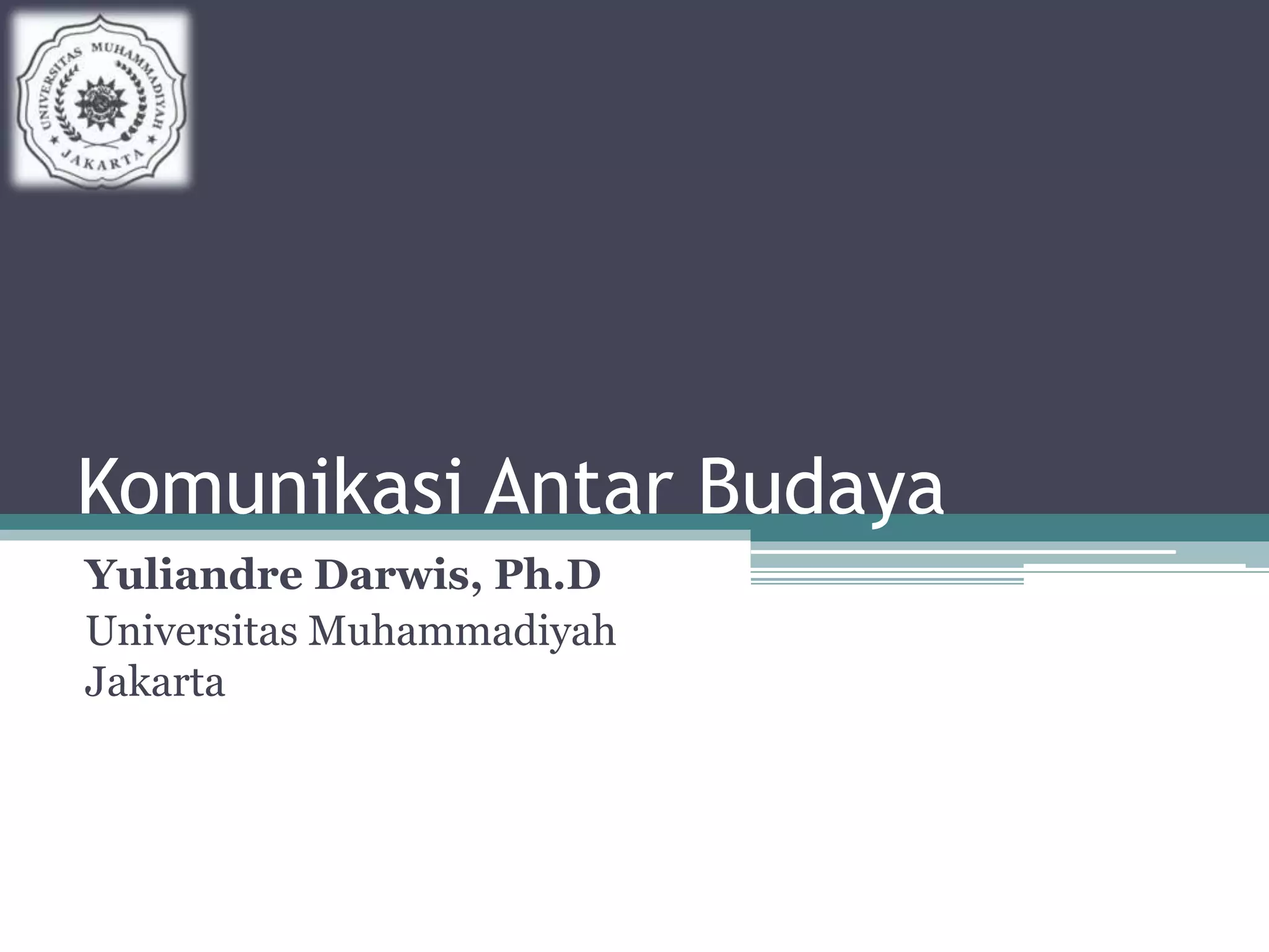 Term 4 komunikasi antar budaya | PPT