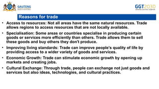 Trade and transport grade 8 Social Sciences | PPTX