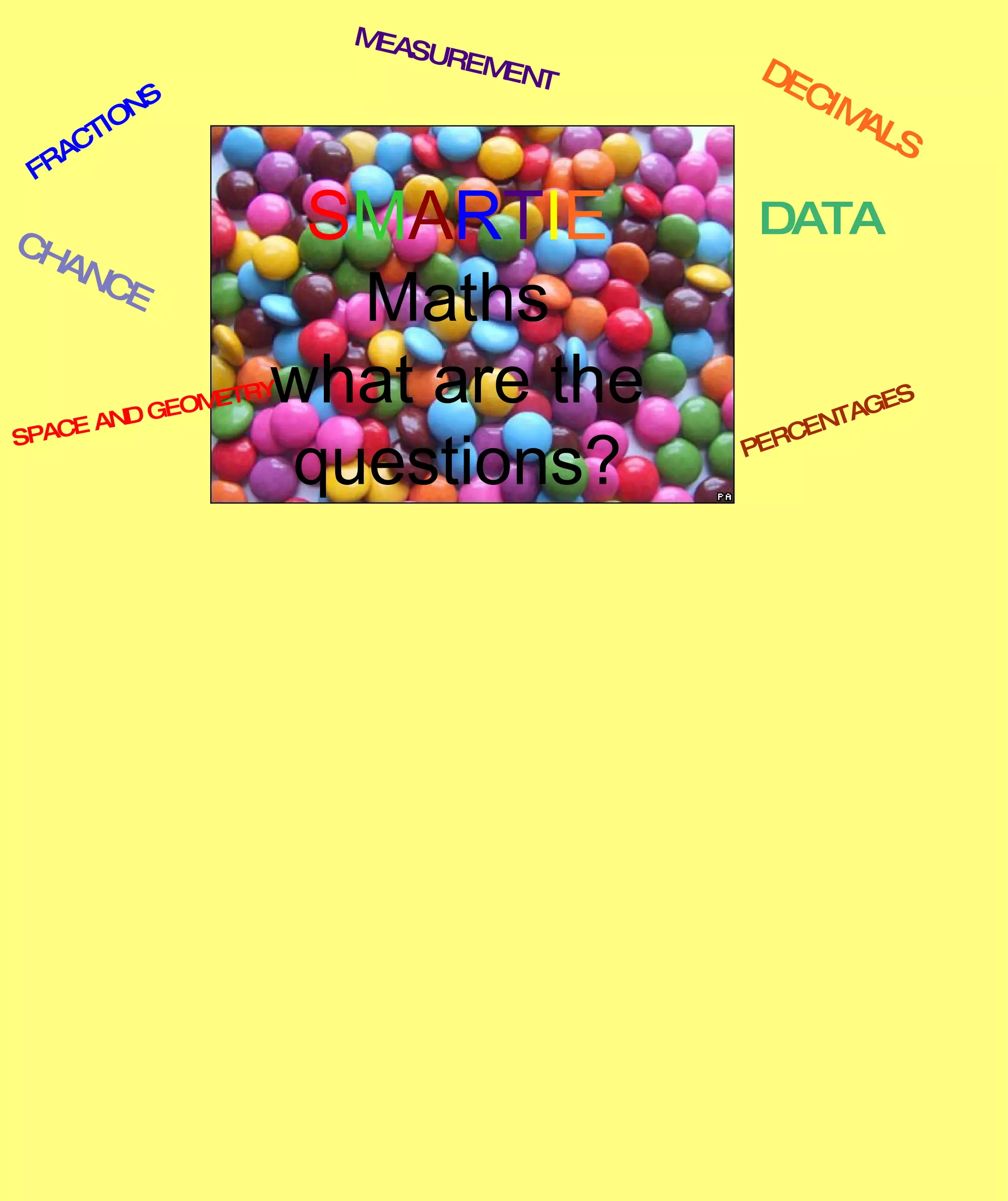 Year 5 Term 4 smartie maths | PPT