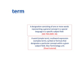 Term and terminology interactive fun | PPT
