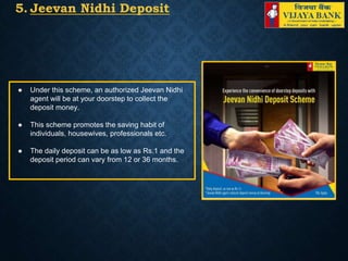Term deposits schemes offered by vijaya bank | PPTX