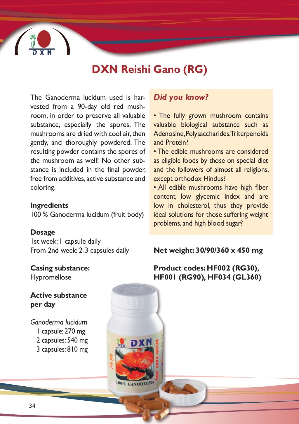 DXN Product Brochure En