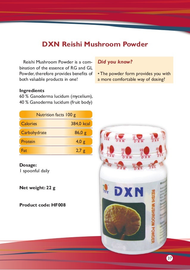 DXN Product Brochure En