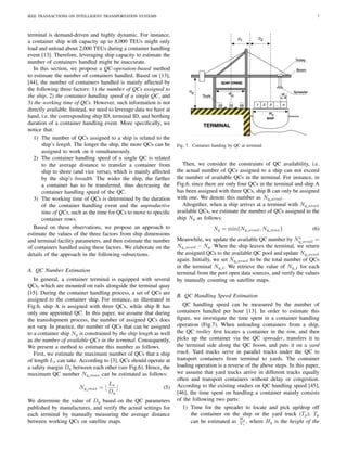 Container Terminal study | PDF