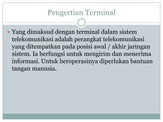Terminal | PPTX