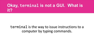 Easter Egg Hunt using terminal | PPT