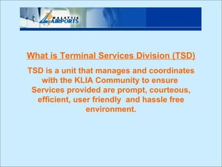 terminal services division | PPT