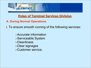 terminal services division | PPT