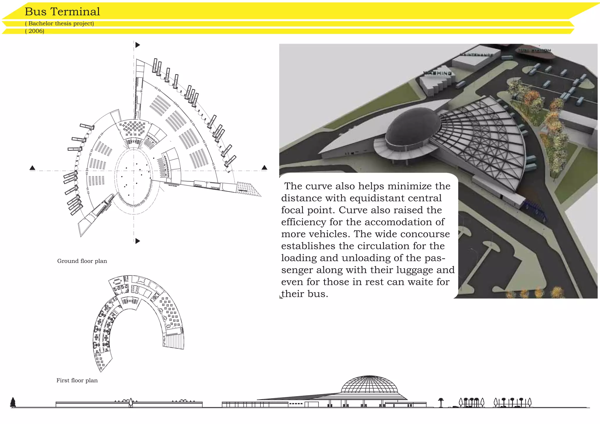 Bus Terminal-Bachelor thesis project 2006 | PDF