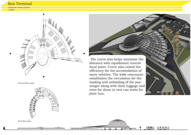 Bus Terminal-Bachelor thesis project 2006 | PDF