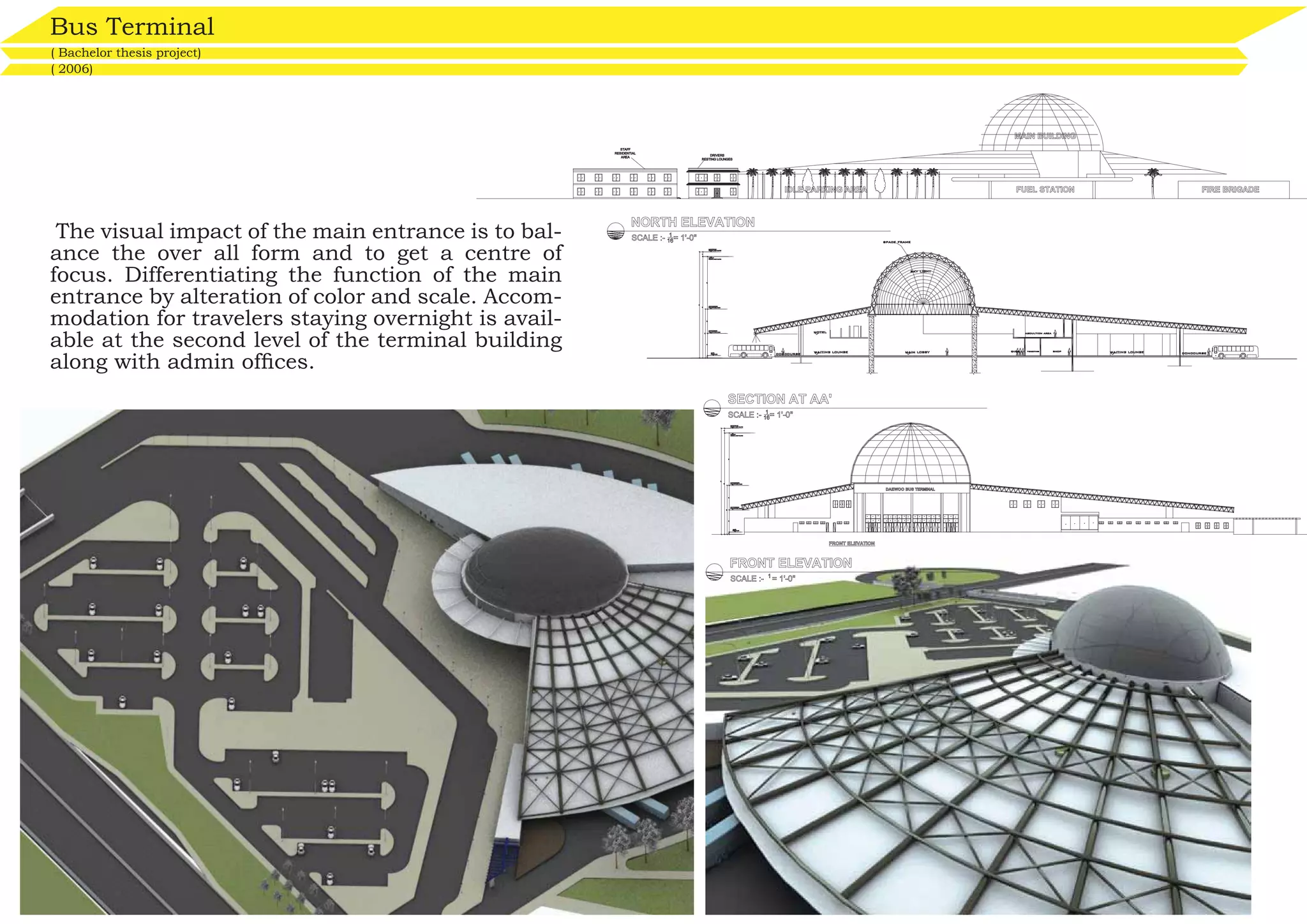 Bus Terminal-Bachelor thesis project 2006 | PDF