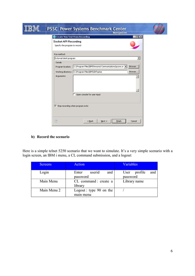 IBM iSeries Terminal Based Performance Testing with Rational ...