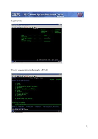 IBM iSeries Terminal Based Performance Testing with Rational ...