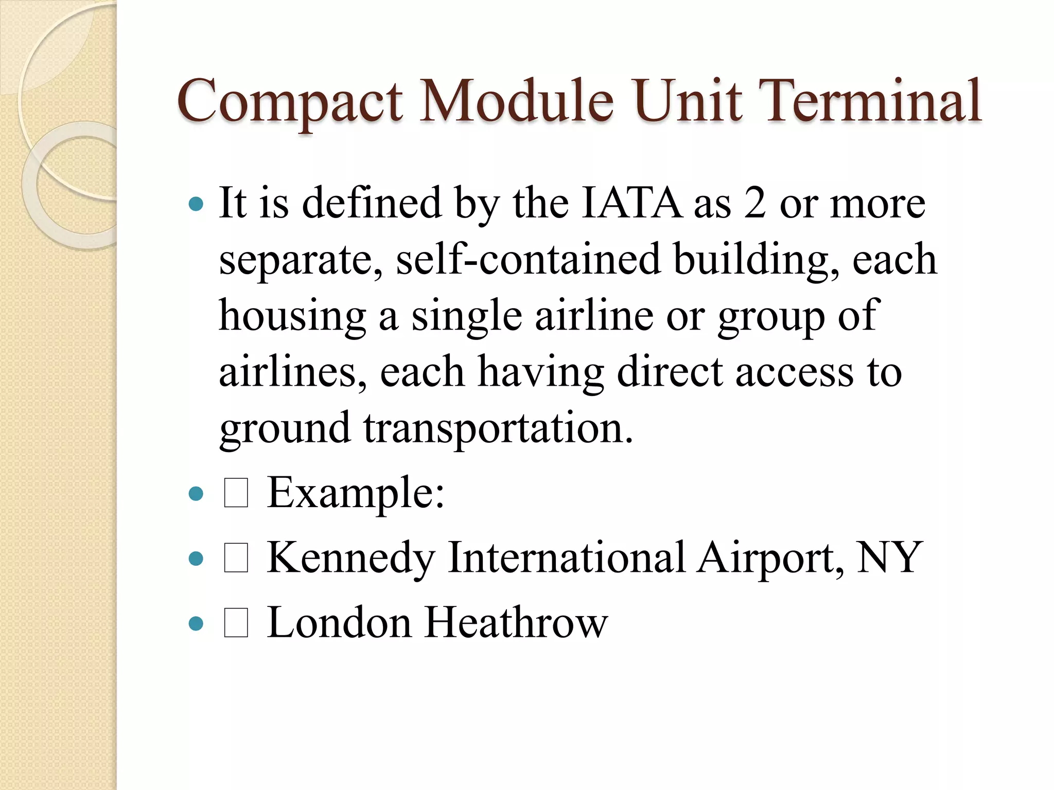 Terminal area | PPTX