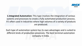 Terminal automation system: what is and how it works ? | PPT