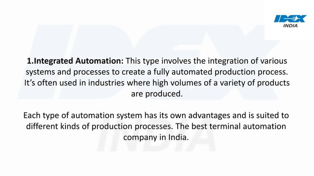Terminal automation system: what is and how it works ? | PPT
