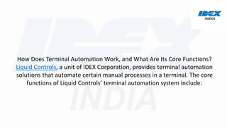 Terminal automation system: what is and how it works ? | PPT