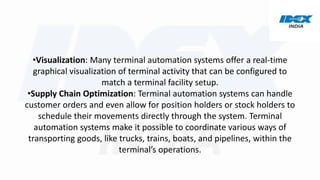 Terminal automation system: what is and how it works ? | PPT