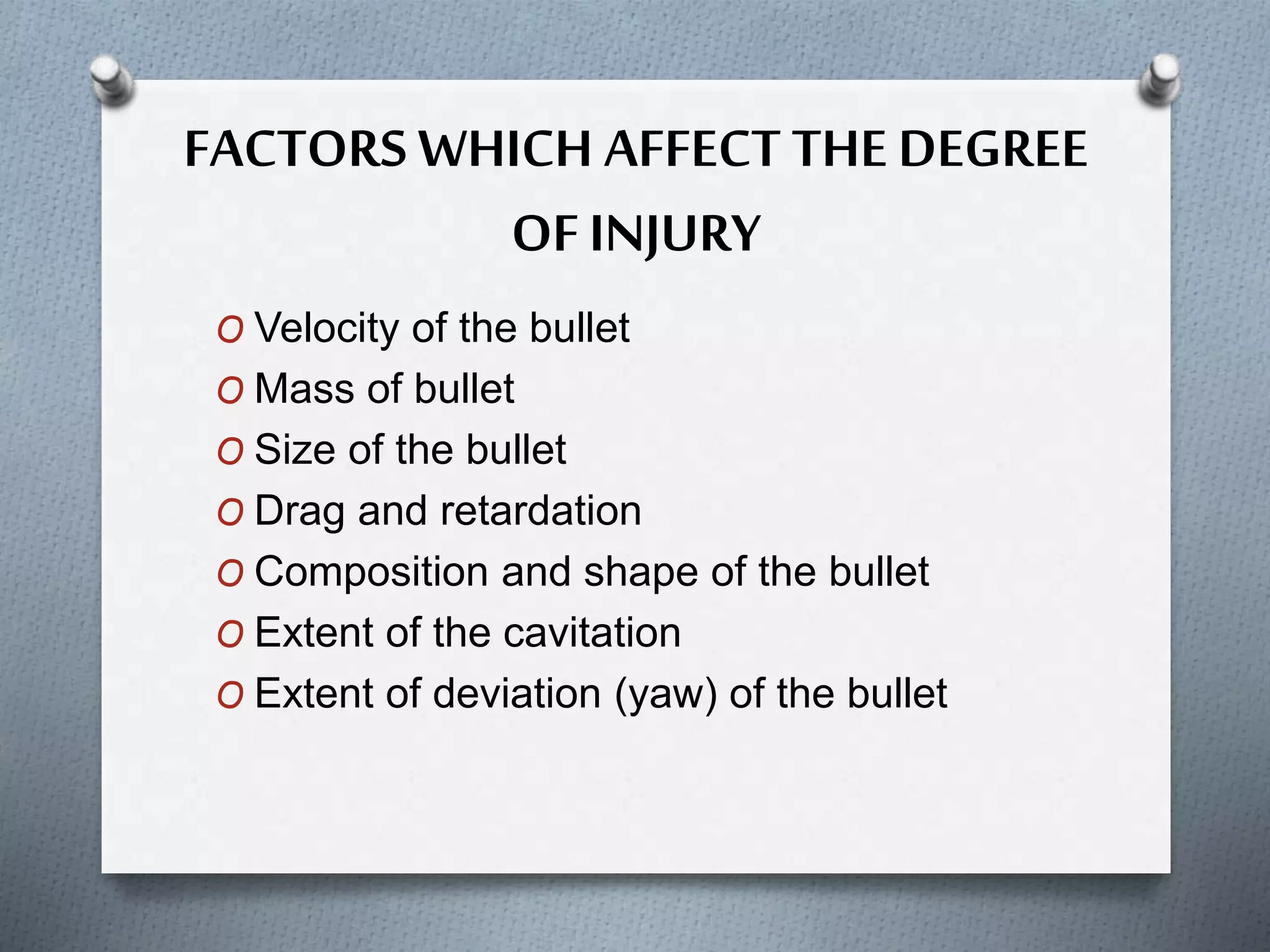 Terminal ballistics | PPTX