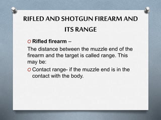 Terminal ballistics | PPTX