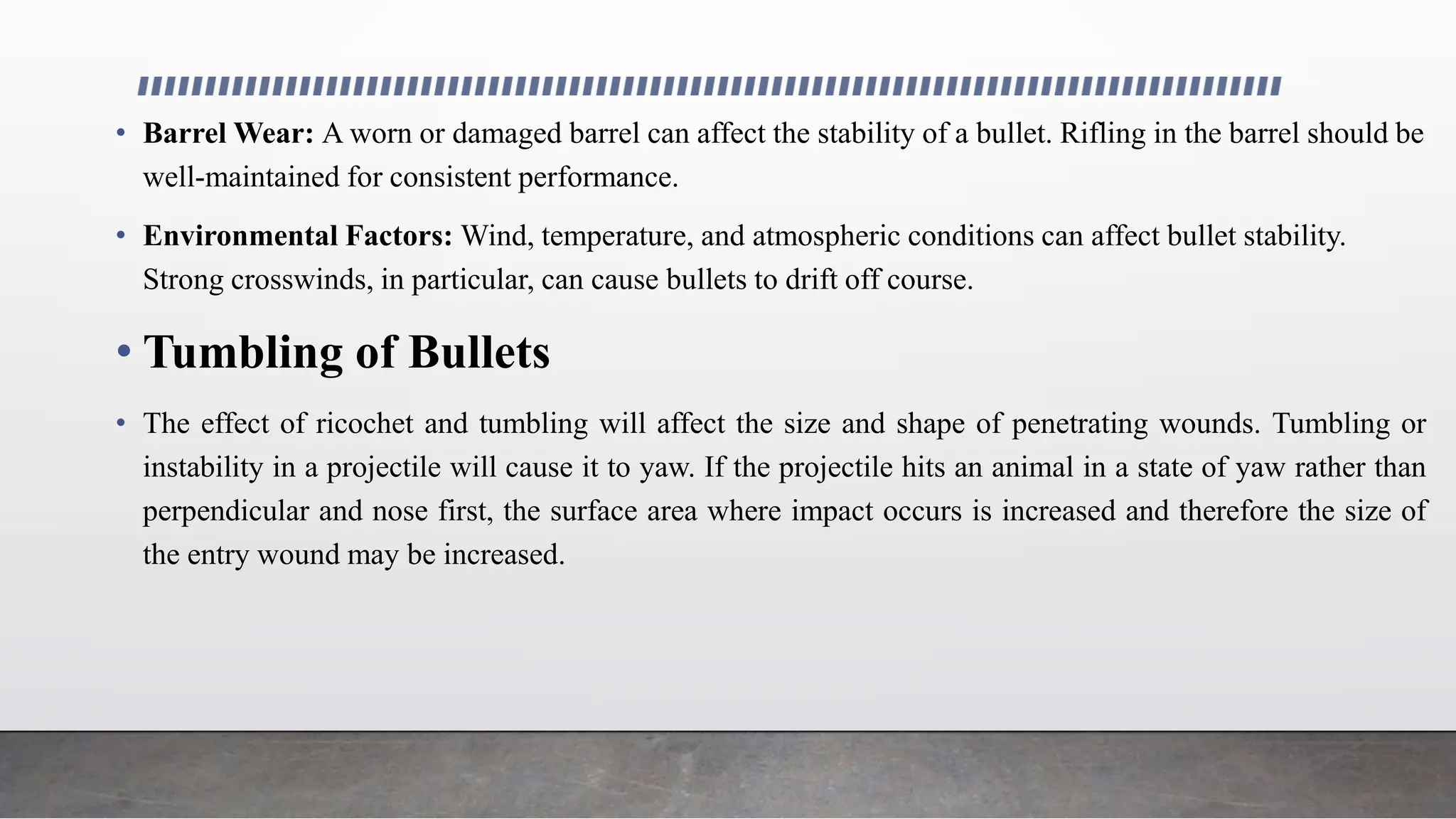 TERMINAL BALLISTICS.pptx EFFECT OF PROJECTILE ON HIYYING THE TARGET | PPTX