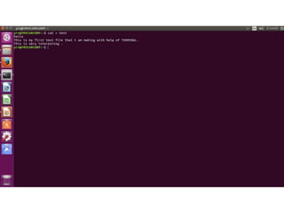 Terminal Commands (Linux - ubuntu) (part-1) | PPT