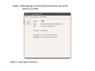 Terminal commands ubuntu 2 | PPTX