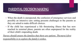 Terminal illness and death during childhood | PPTX