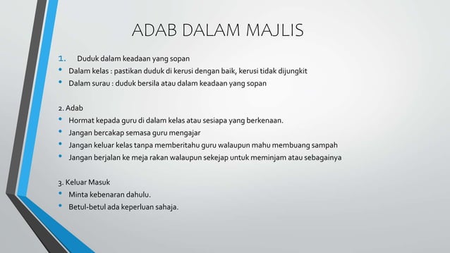 Adab Berpakaian dan Adab yang perlu diikuti | PPTX