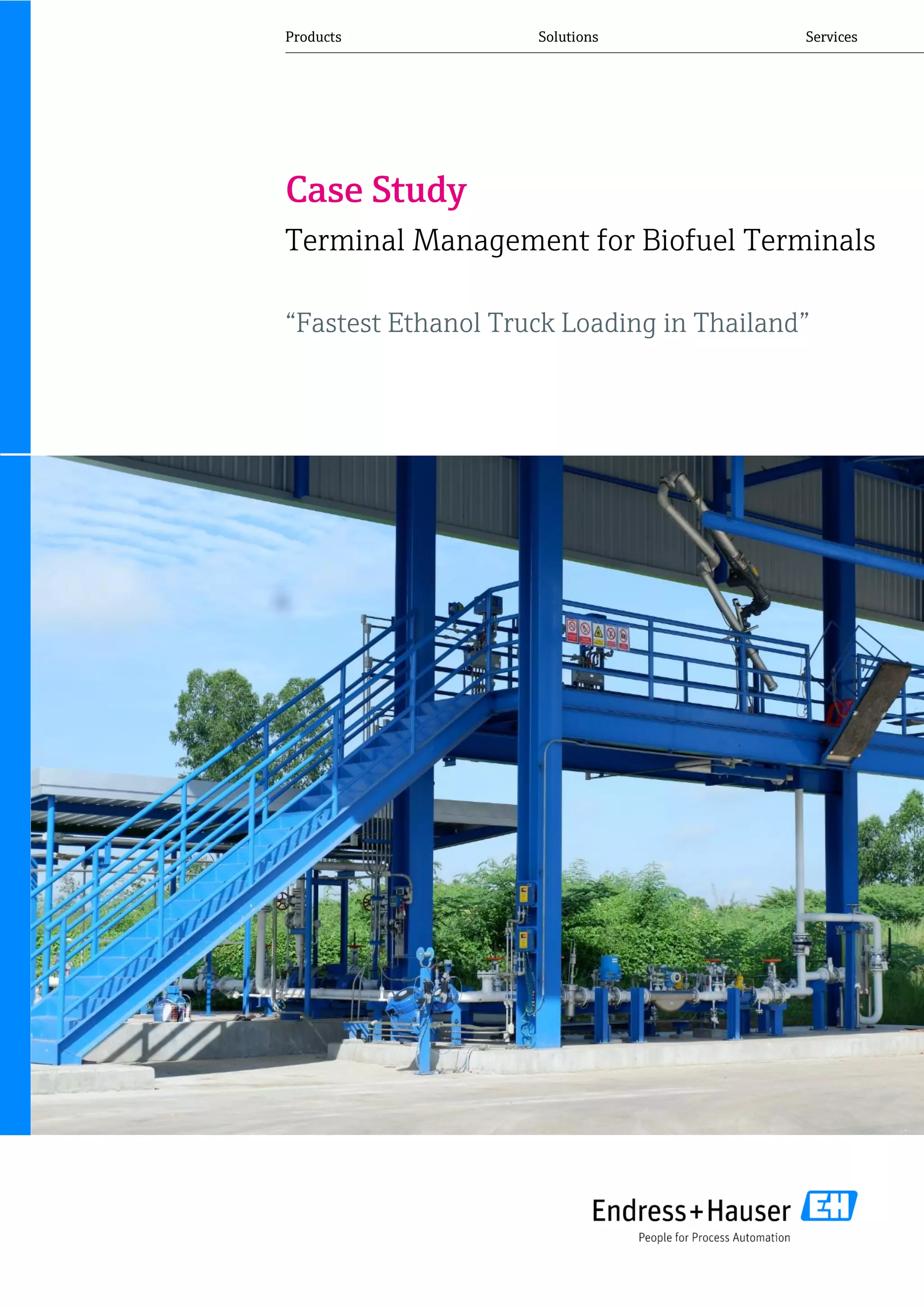 Terminal management for biofuel terminals | PDF