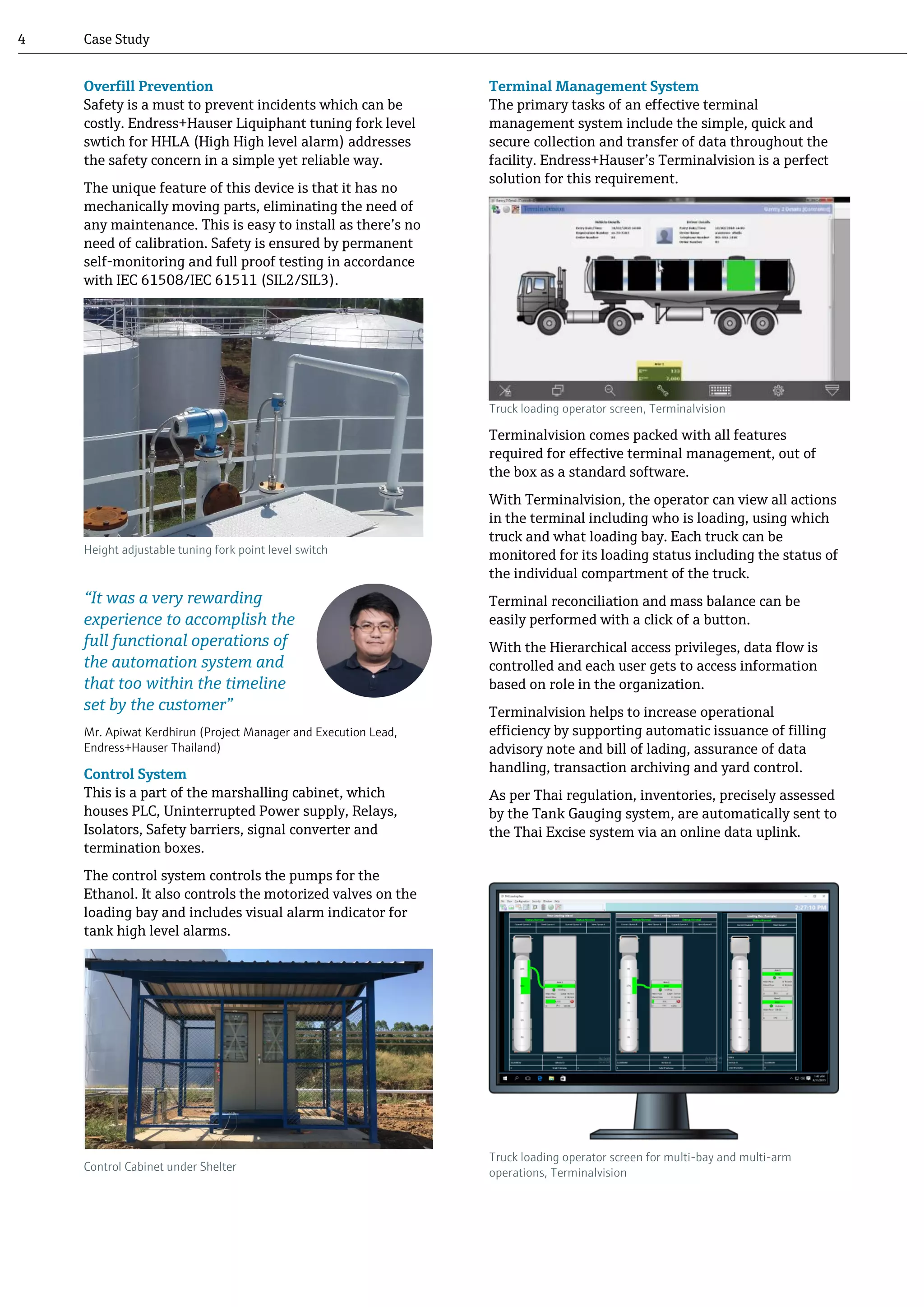 Terminal management for Bio-fuel Terminals | PDF