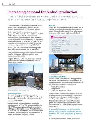 Terminal management for Bio-fuel Terminals | PDF