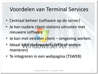 Terminal services | PPTX