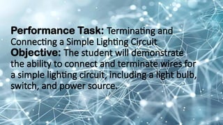 TERMINATING AND CONNECTING ELECTRICAL WIRING AND ELECTRONICS CIRCUIT ...