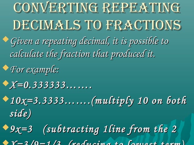 Terminating Non Terminating Class 10 Groupa Ppt