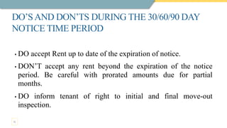 Terminating the Tenancy | PPTX