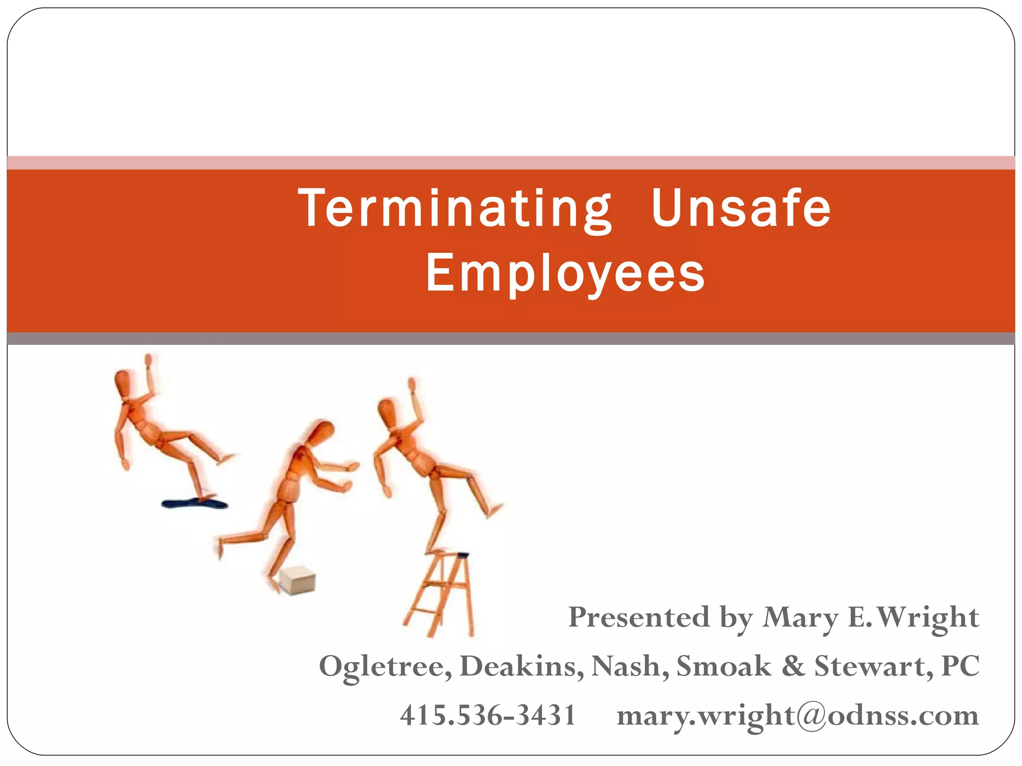 Terminating Unsafe Employees | PPT