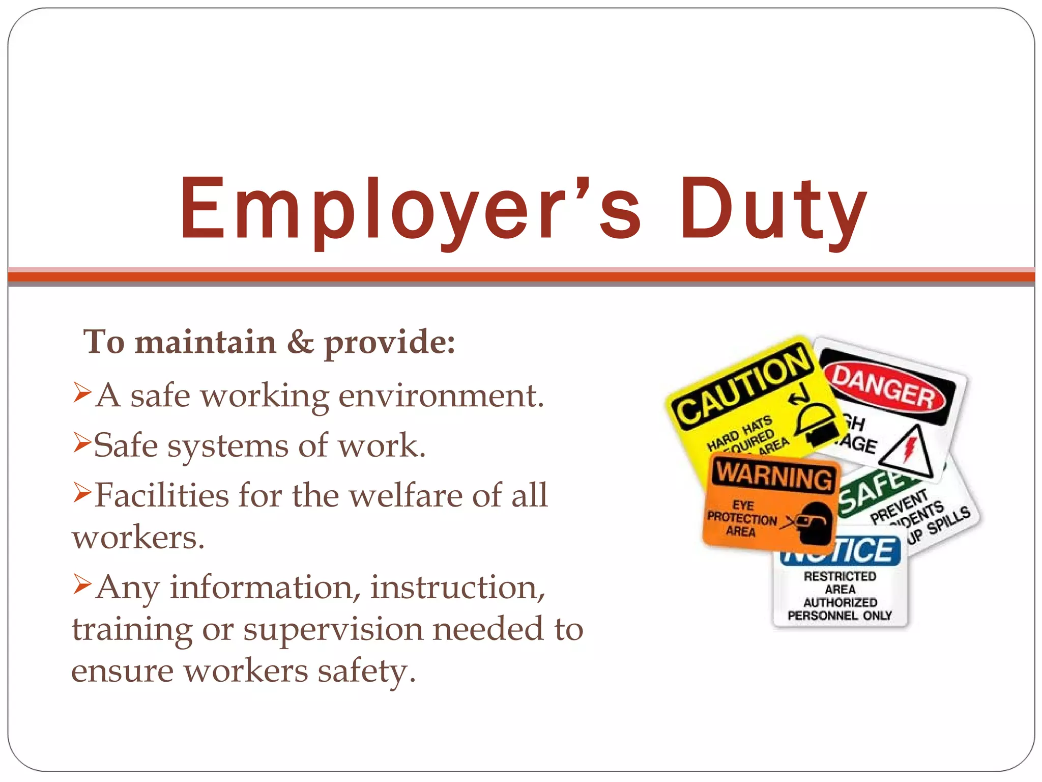 Terminating Unsafe Employees | PPT