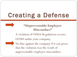Terminating Unsafe Employees | PPT