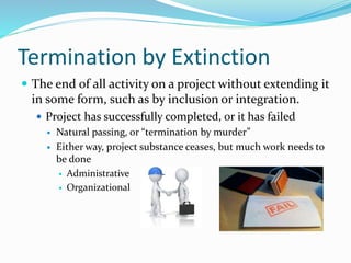Termination.project management | PPT