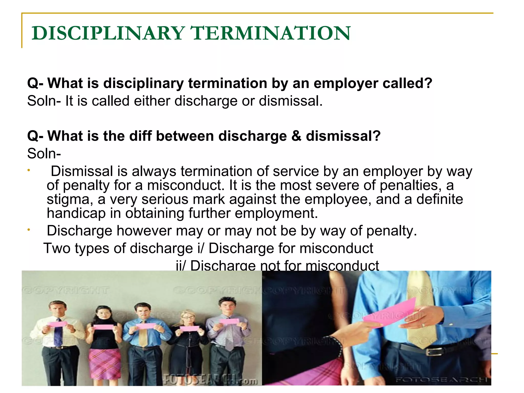 Termination Of Service | PPT