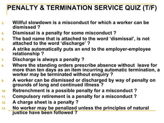 Termination Of Service | PPT