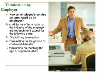 Termination Of Service | PPT