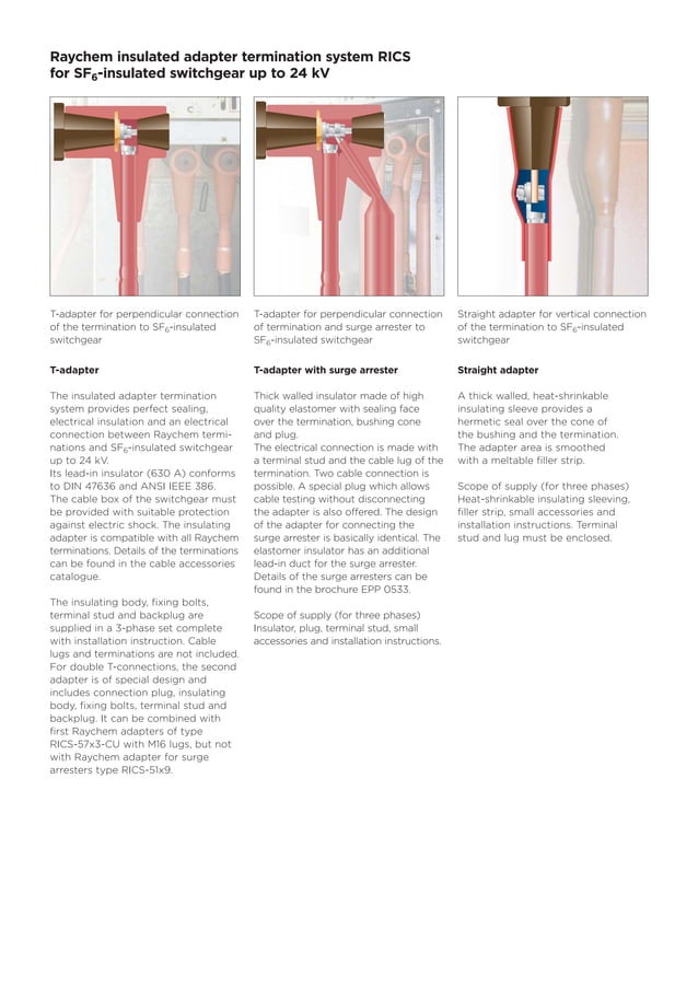 RAYCHEM SAUDI ARABIA LTD. (TYCO ELECTRONICS) Raychem terminations for polymeric and MINDpaper ...