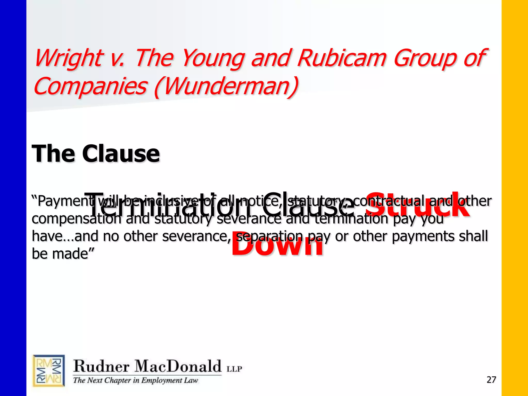 Termination Clauses: Getting It Right! | PPTX