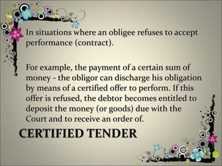 Termination of contract | PPT