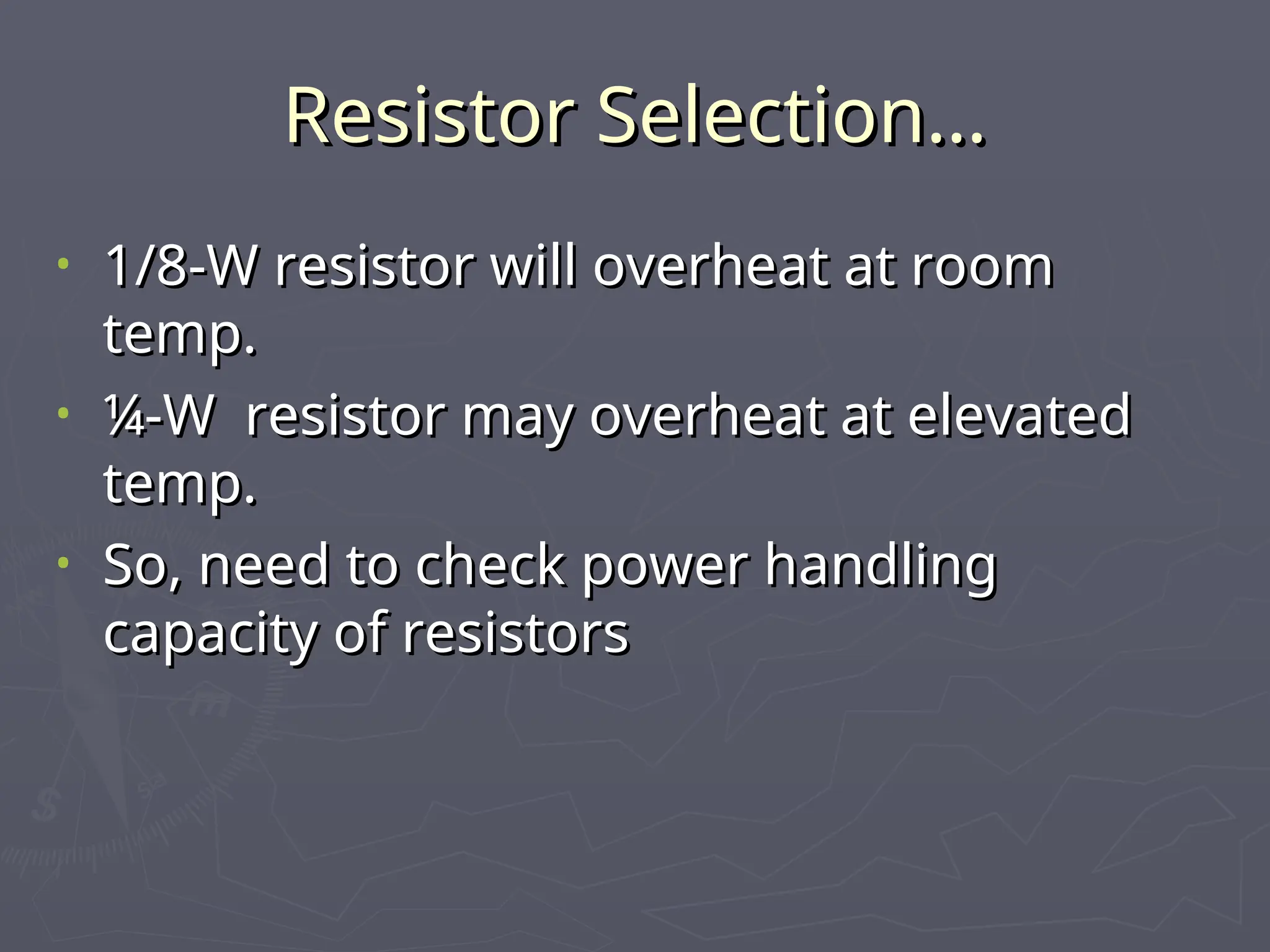 resistor Terminations guideline presentation | PPT