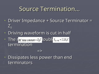 resistor Terminations guideline presentation | PPT
