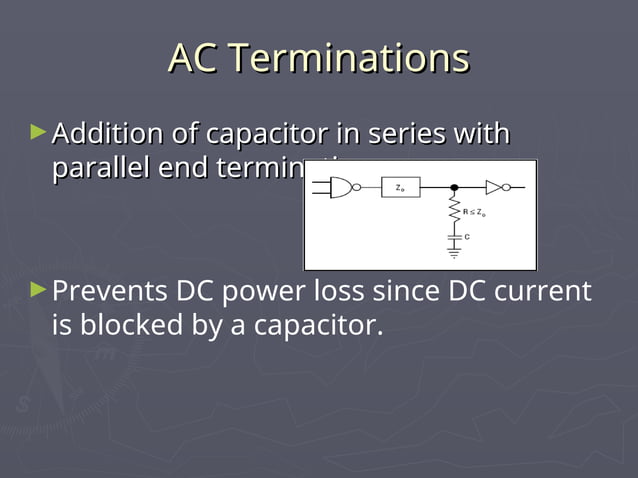 resistor Terminations guideline presentation | PPT | Consumer Electronics | Technology & Computing